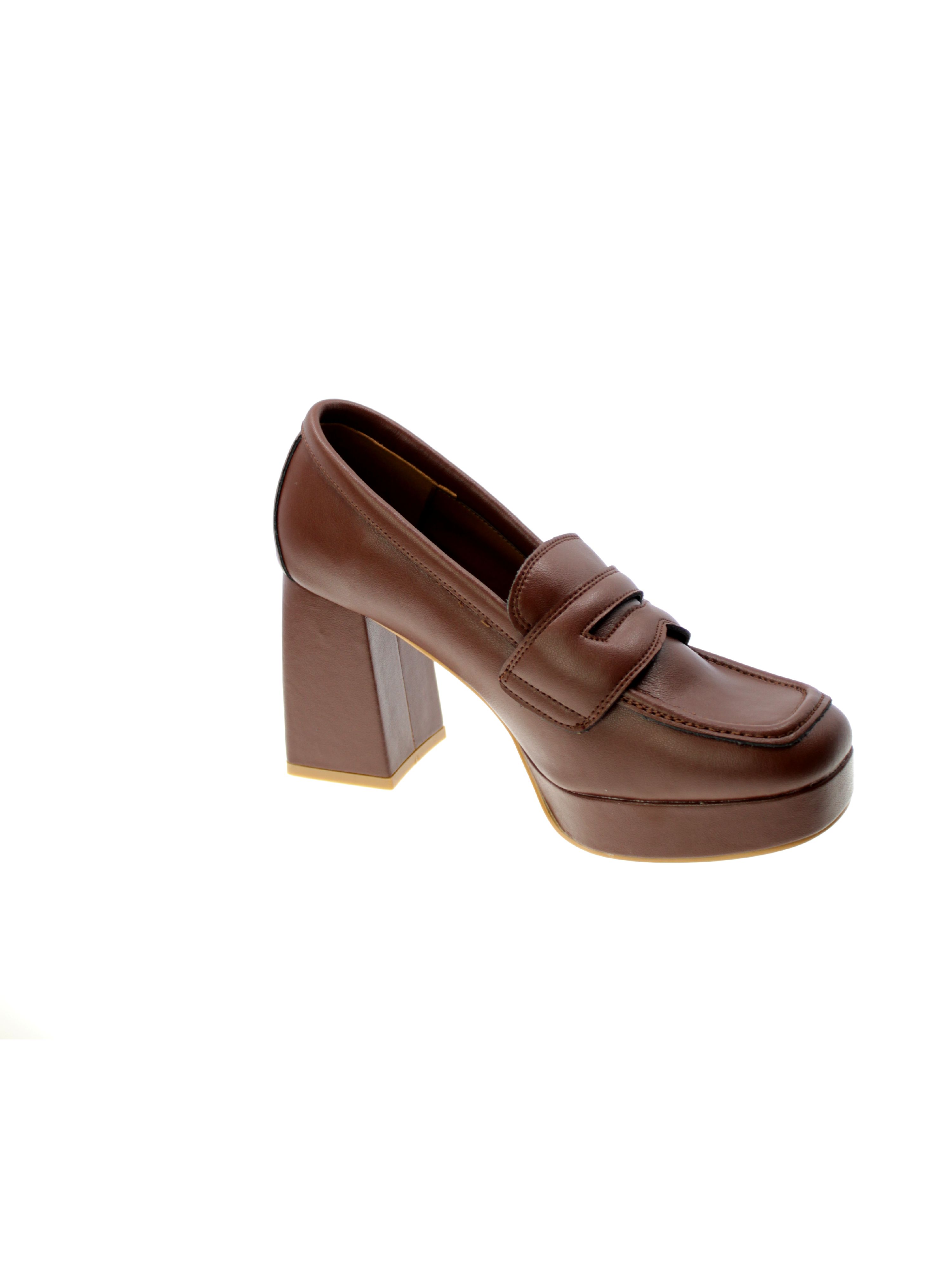 Francesco milano Mocassino Donna Marrone B13-02a