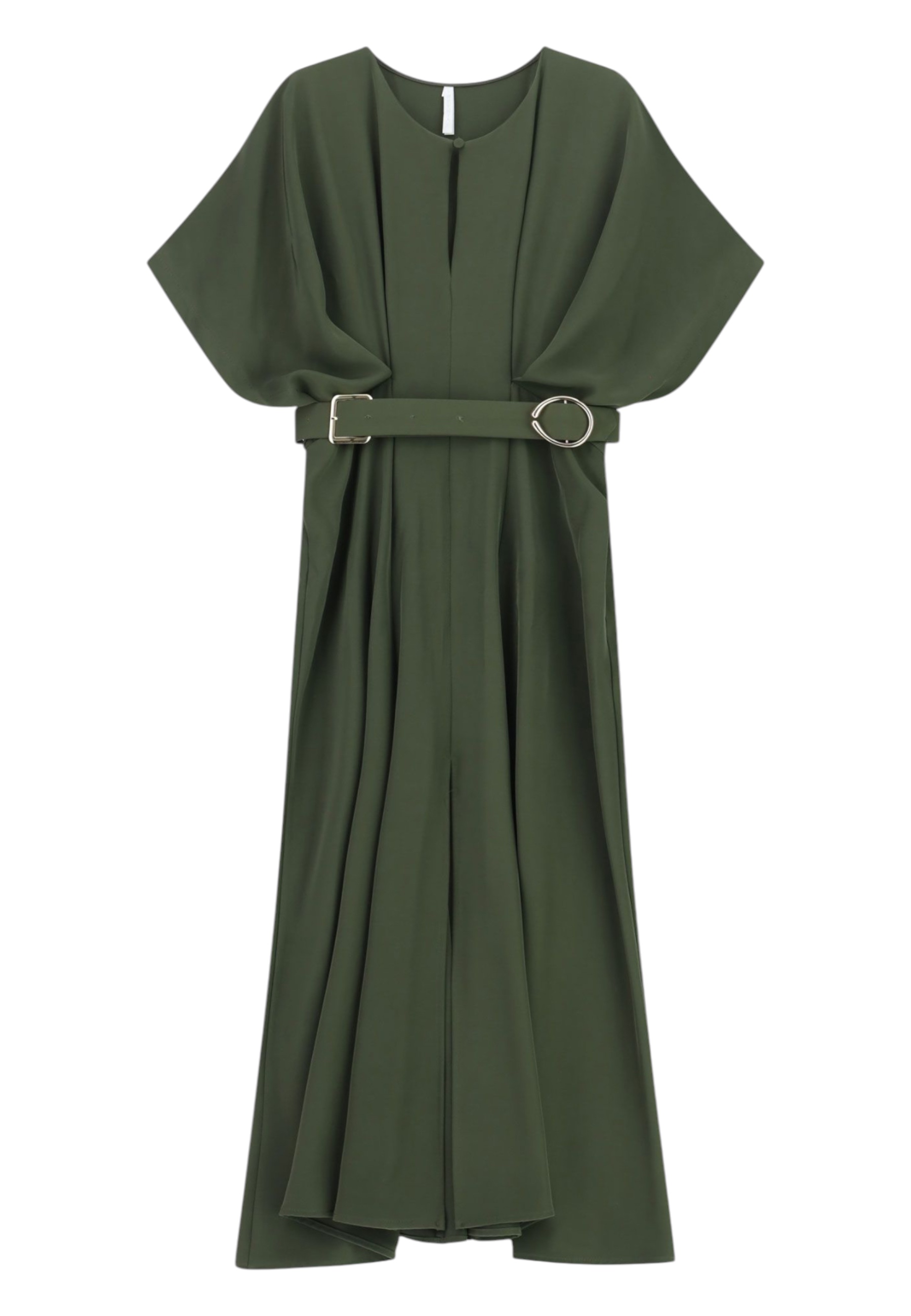 Stylish long dress with waist belt and side slit Woman Imperial ...